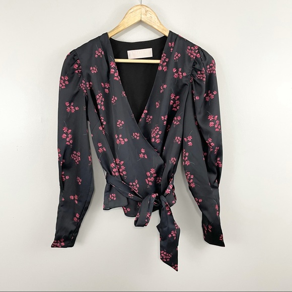 KEEPSAKE the Label | Tops | Keepsake Floral Wrap Blouse | Poshmark